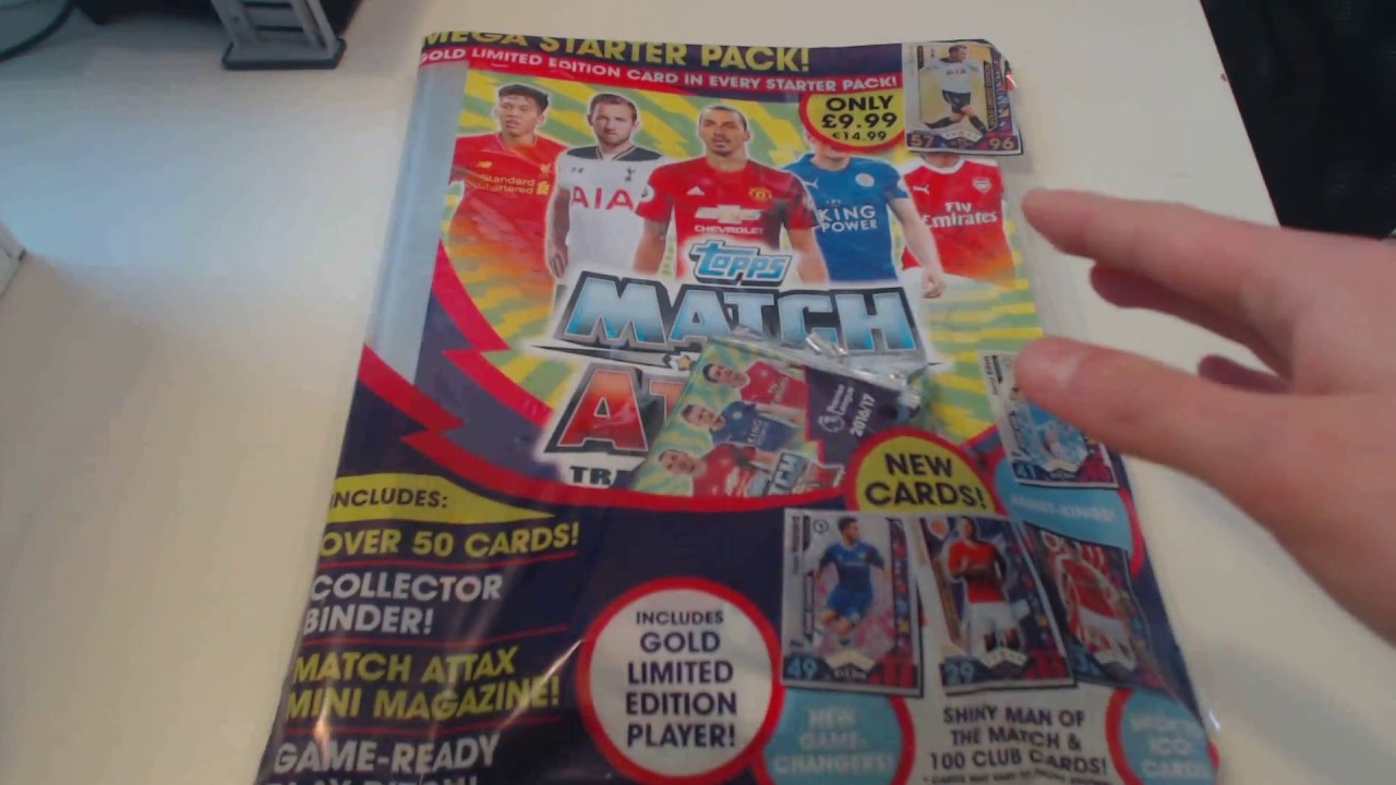 MEGA PACK!!! MATCH ATTAX 2016/17 MEGA STARTER PACK - YouTube