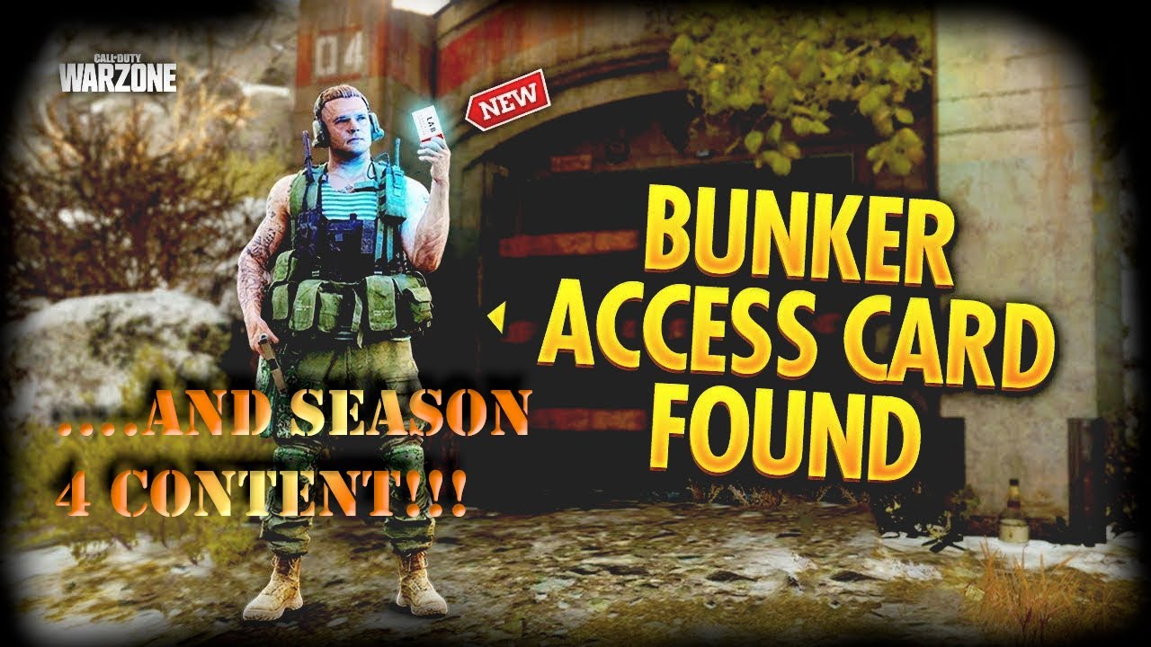 Warzone Red Access Card...And Season 4 Content!!!! - YouTube