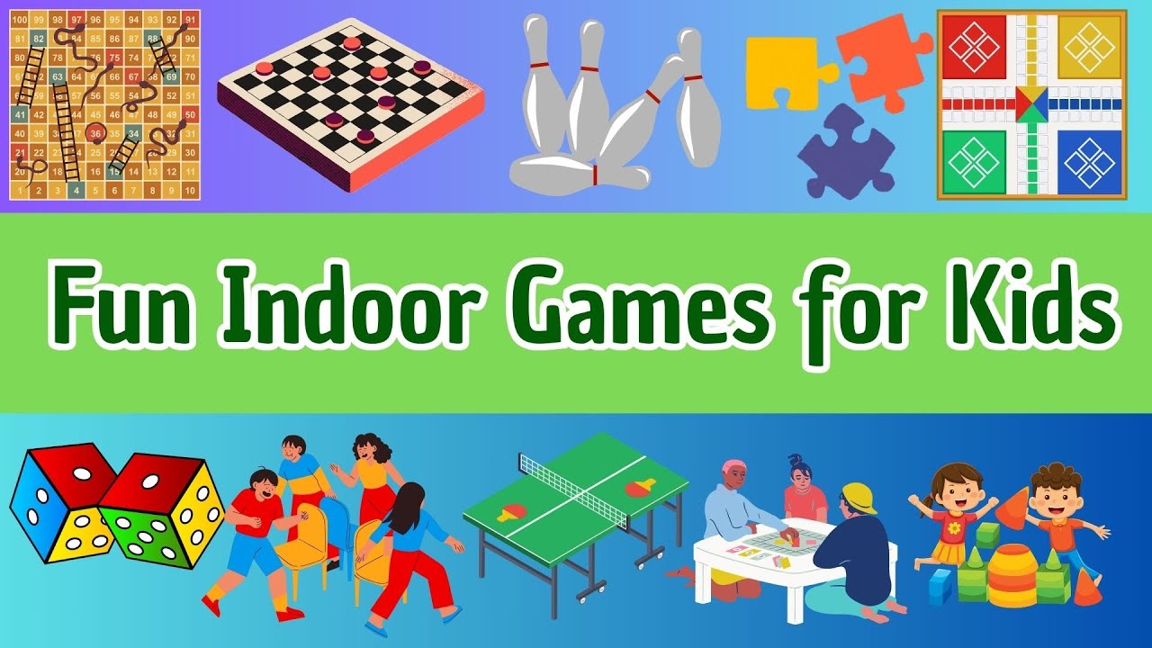 Indoor games | 30 Fun Indoor Games for UKG Kids | Awareness Activities ...