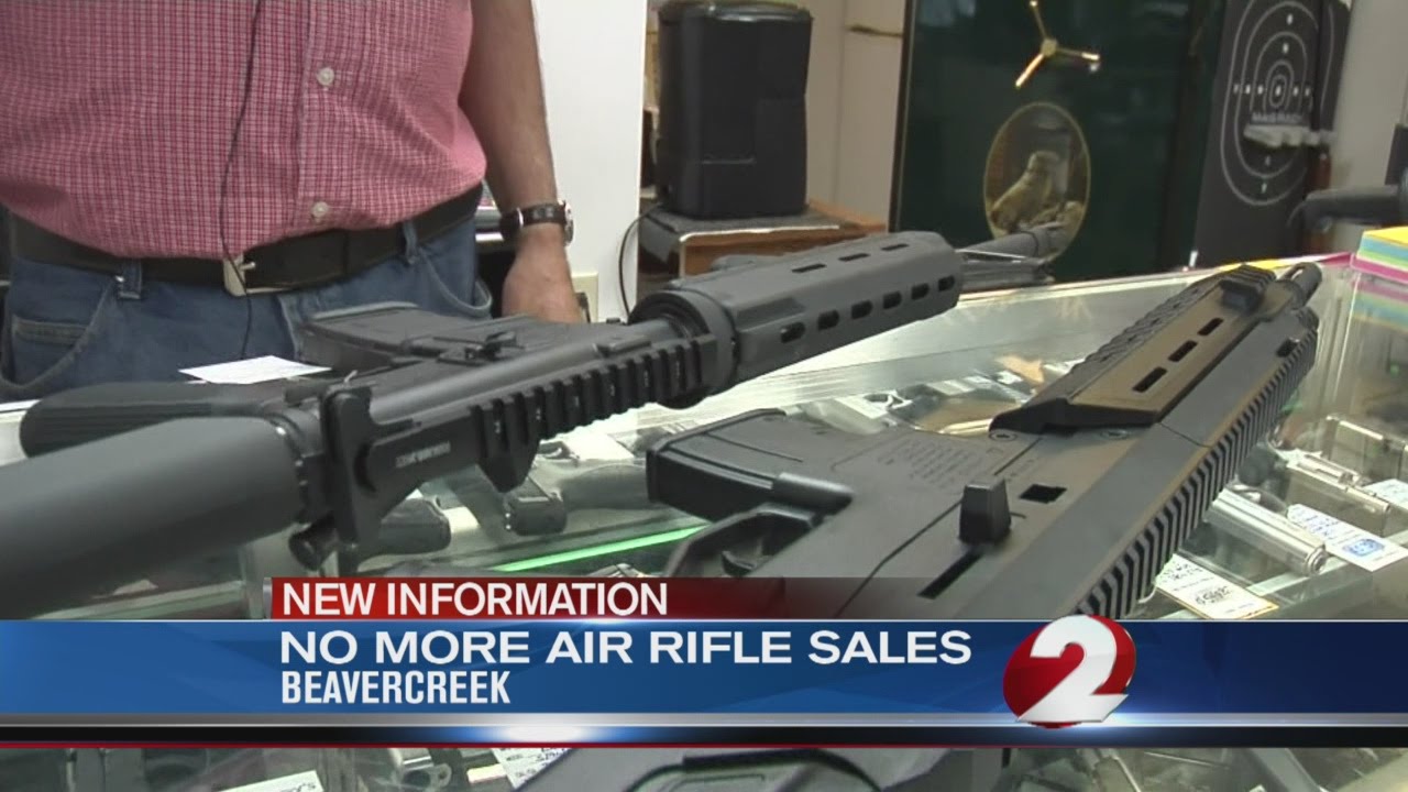 Beavercreek Walmart store pulls air rifles - YouTube