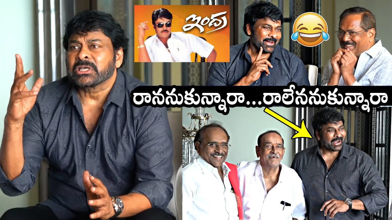 Mega Star Chiranjeevi Shares Indra Movie Experience With Indra Movie ...