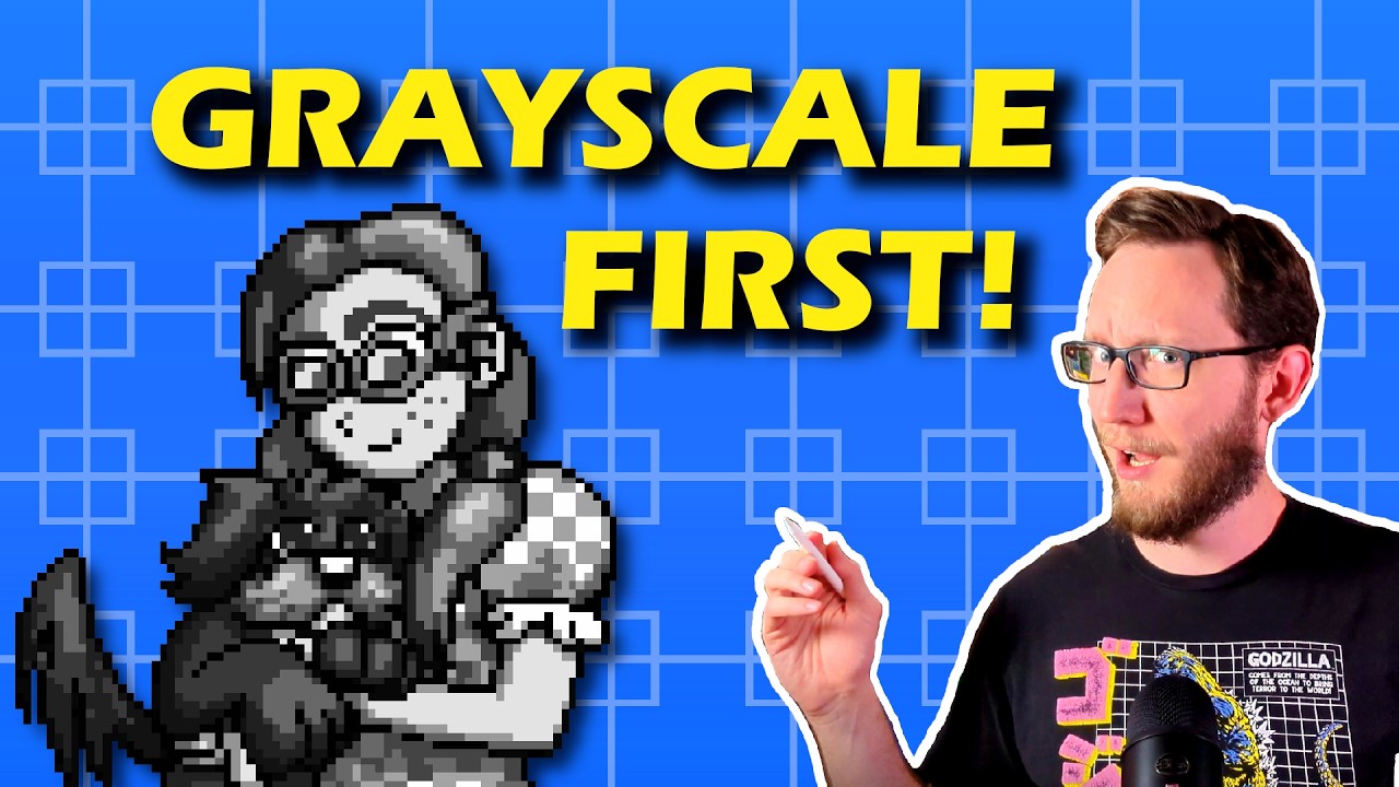 Colorize from Grayscale! (Pixel Art Tips) - YouTube