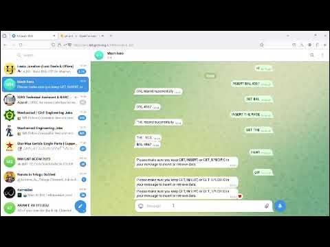 build telegram chatbot with firestore database - YouTube