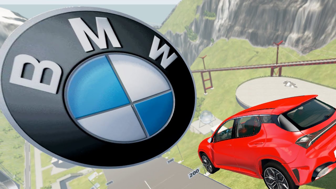 Car Fly Through BMW Logo - Beamning Drive - YouTube