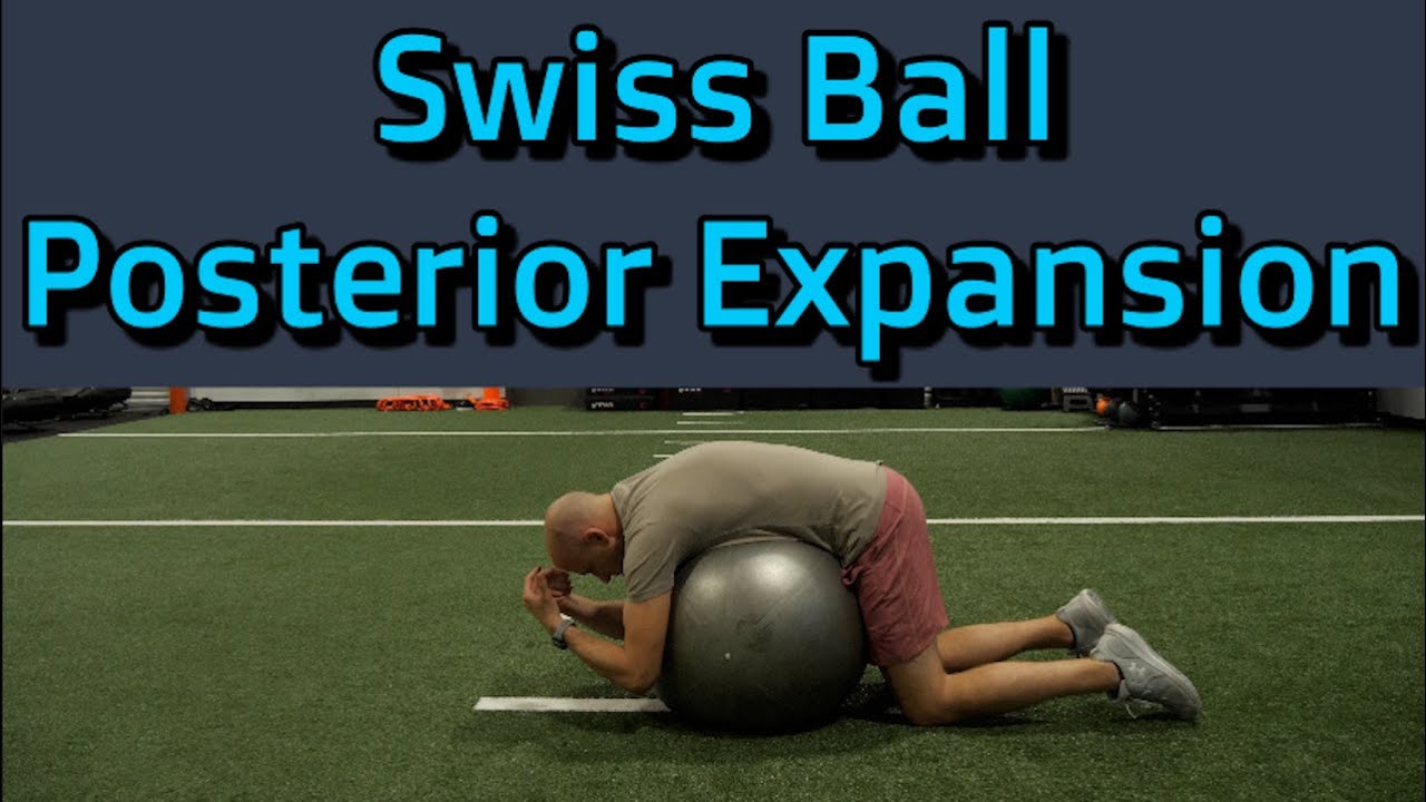 Swiss Ball Posterior Expansion Stretch - YouTube