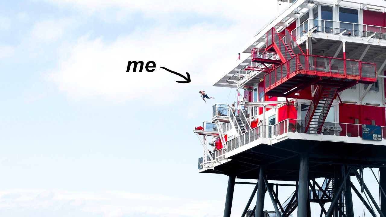 Jumping into 2 Meters of Water | NETHERLANDS - YouTube