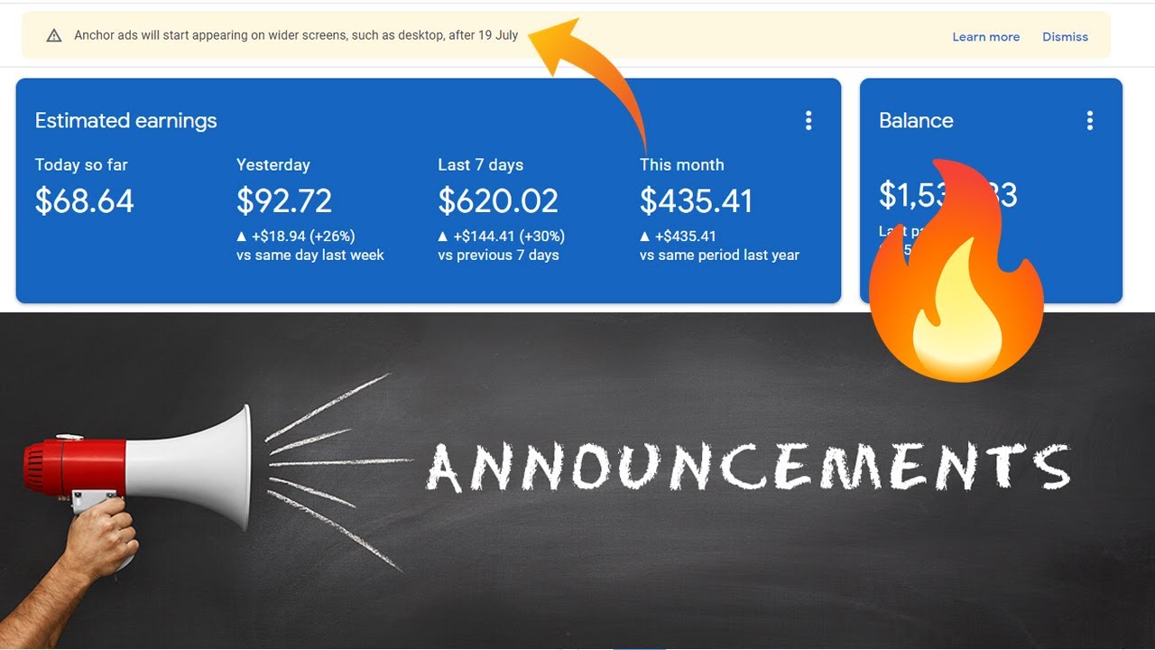 Anchor ads will start appearing on wider screens, such as desktop ...