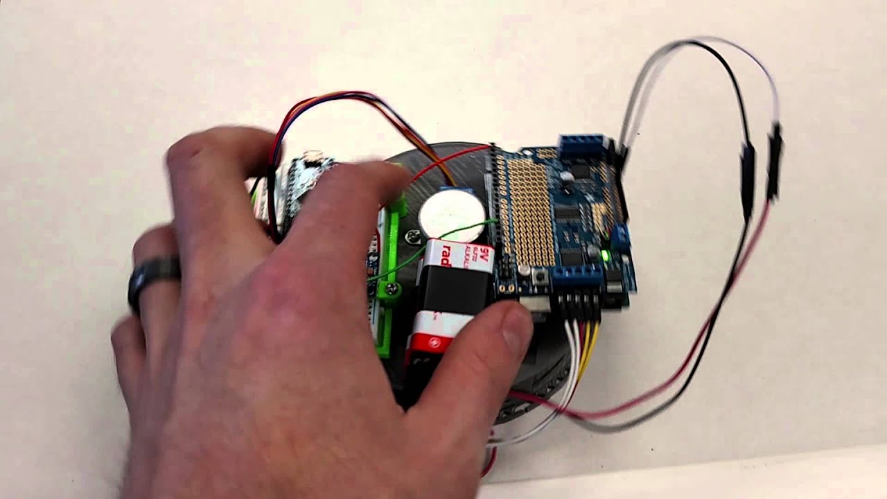Simple automatic heading control system platform testing - YouTube
