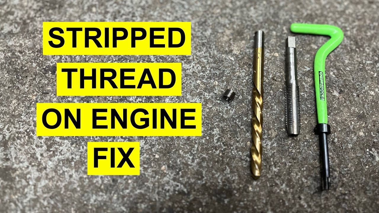 Stripped Thread Repair - Engine Block Or Cylinder Head - YouTube