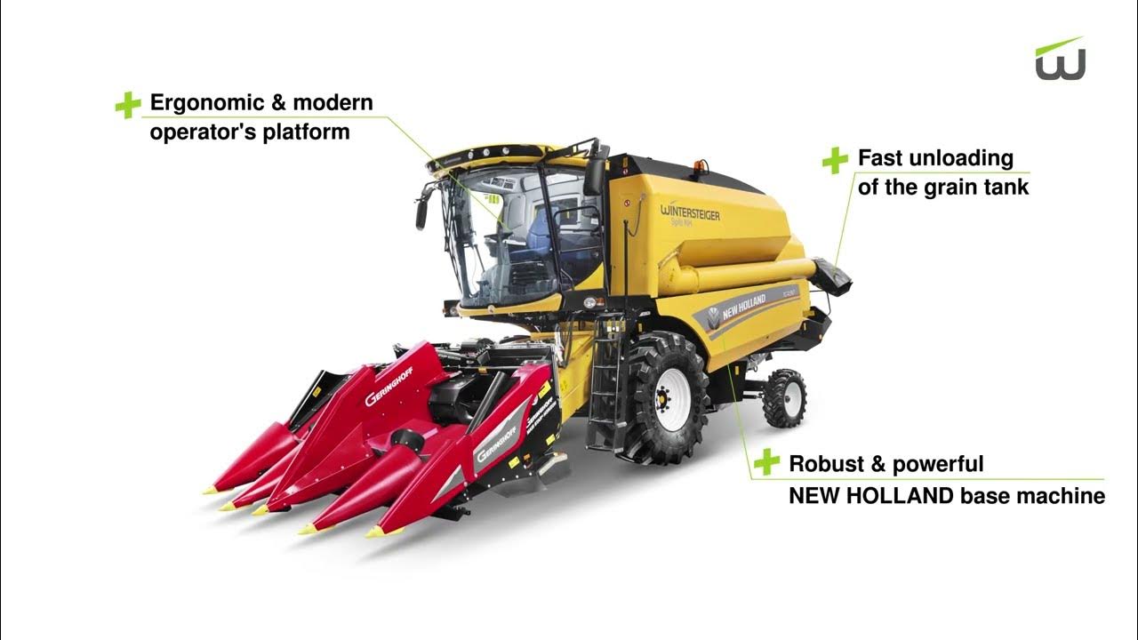 Split Plot Combine Harvester - YouTube