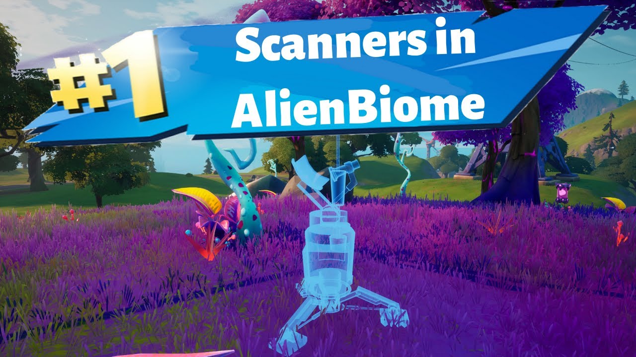 Deploy scanners in the alien biome - YouTube