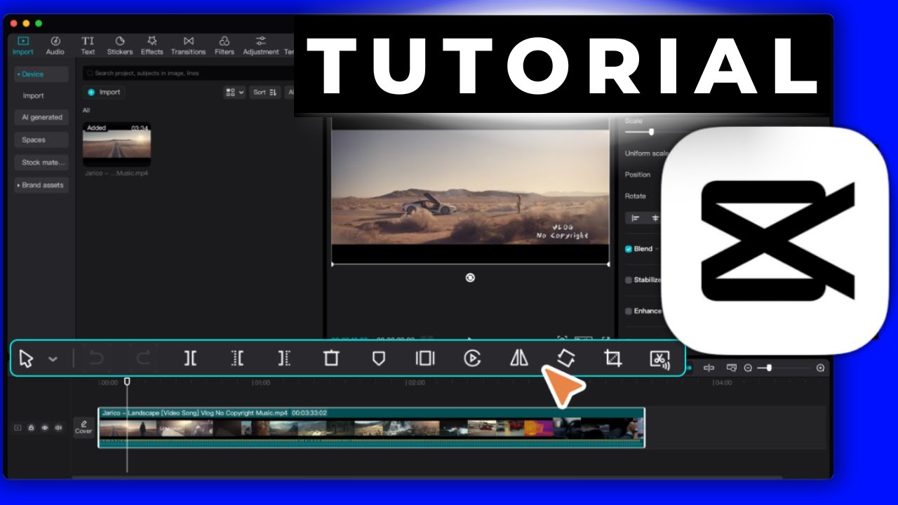 So verwenden Sie CAPCUT (Anfänger-Tutorial) 2025 | CapCut für PC und Mac - YouTube