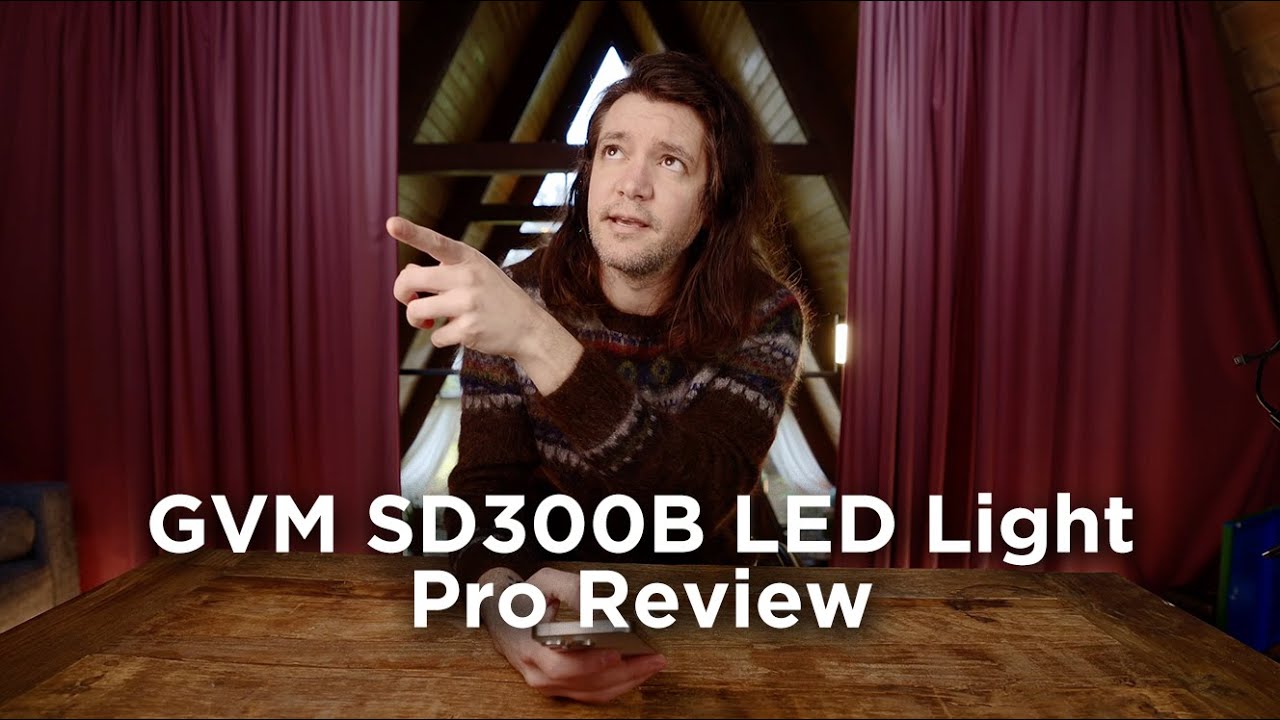 GVM SD300B LED MonoLight Pro Review: How I setup lighting for my ...