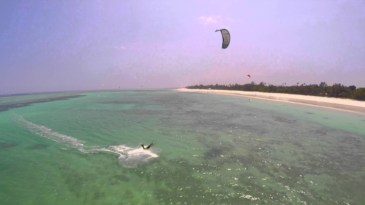 Kite surfing in Kenya's best kite spot, on Diani Beach, Africa's #1 ...