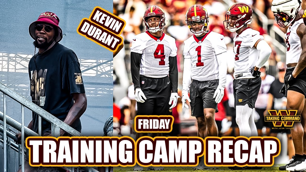 Washington @Commanders 2023 Training Camp: Friday 7/28 Recap - YouTube