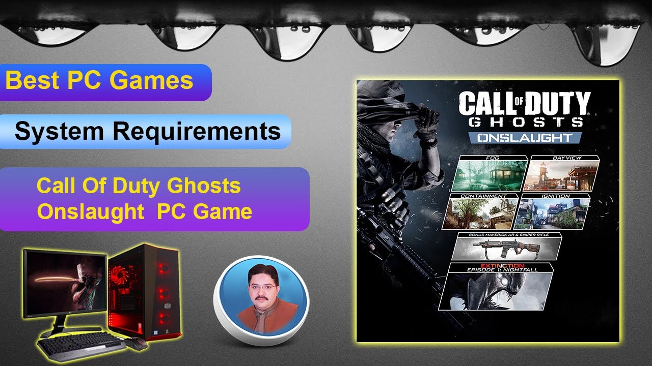 Call Of Duty Ghosts Onslaught pc game System Requirements - YouTube