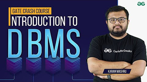 DBMS Crash Course GATE 2024 Exam offline Classroom Program GeeksforGeeks - YouTube
