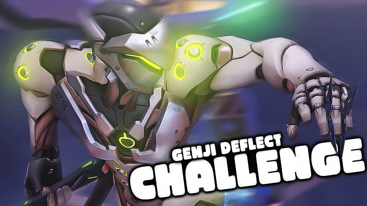 Overwatch DEFLECT CHALLENGE!! Overwatch GENJI Gameplay / Funny Moments ...