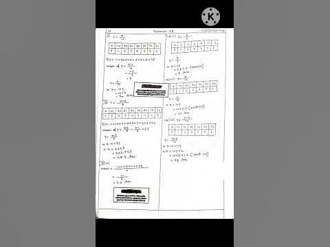Solution of Edexcel S1 Book exercise 2D,2E & 2F - YouTube