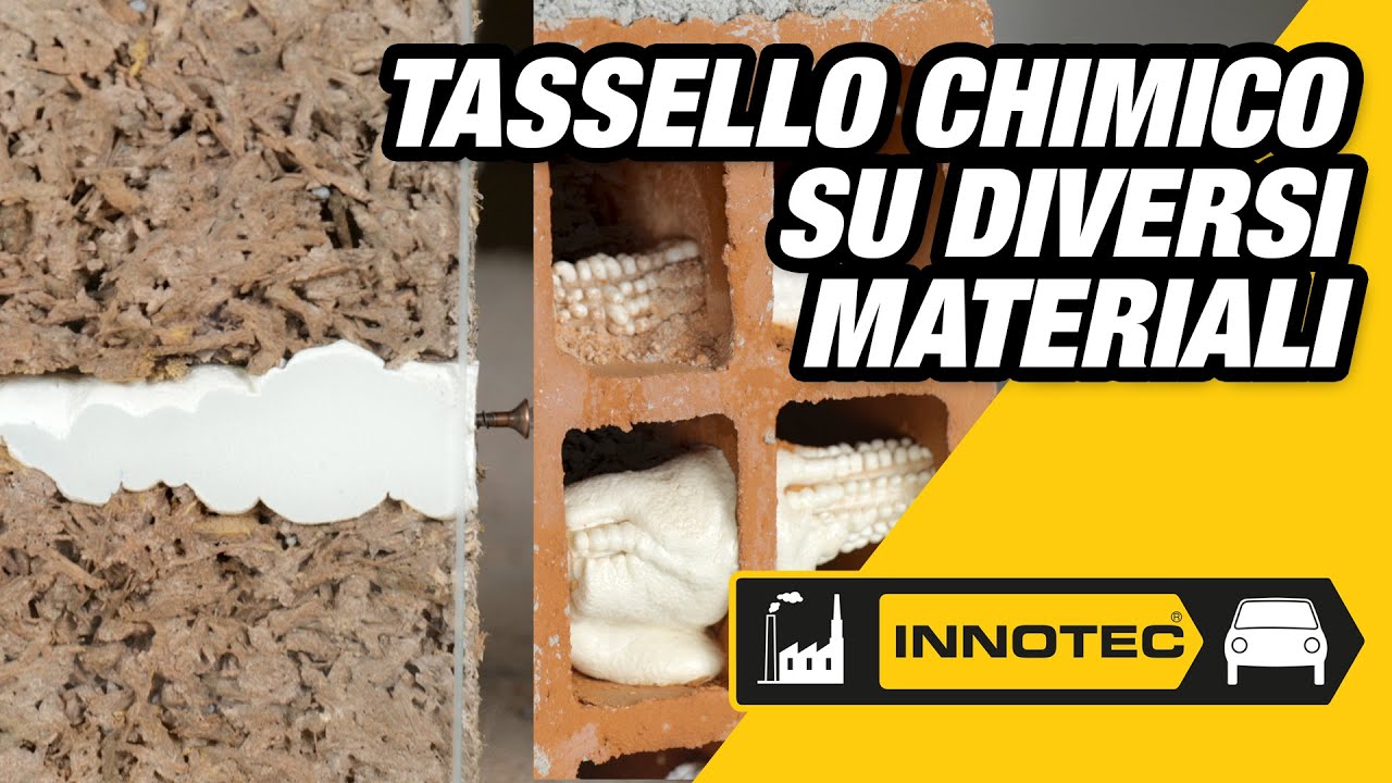 Tassello chimico per diversi materiali - Innotec Unifix 300S - YouTube