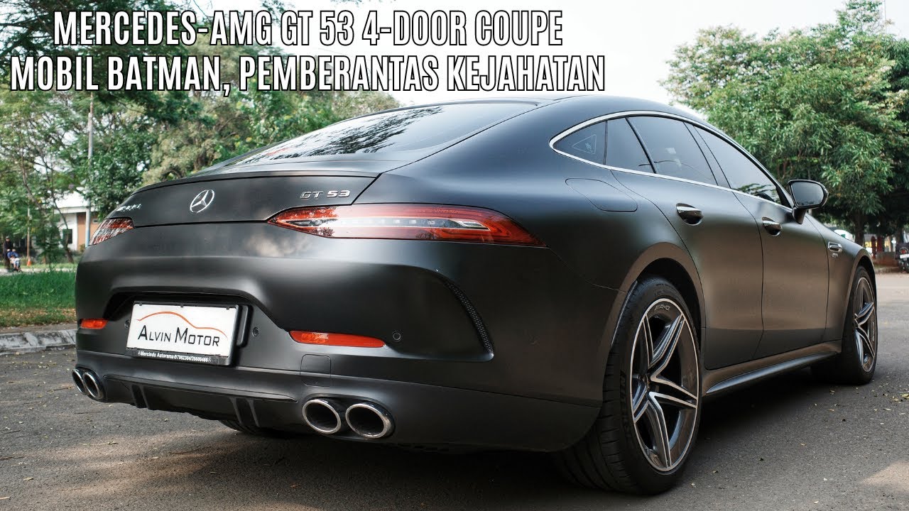 MERCEDES-AMG GT 53 4-DOOR COUPE | THE BATMOBILE - YouTube