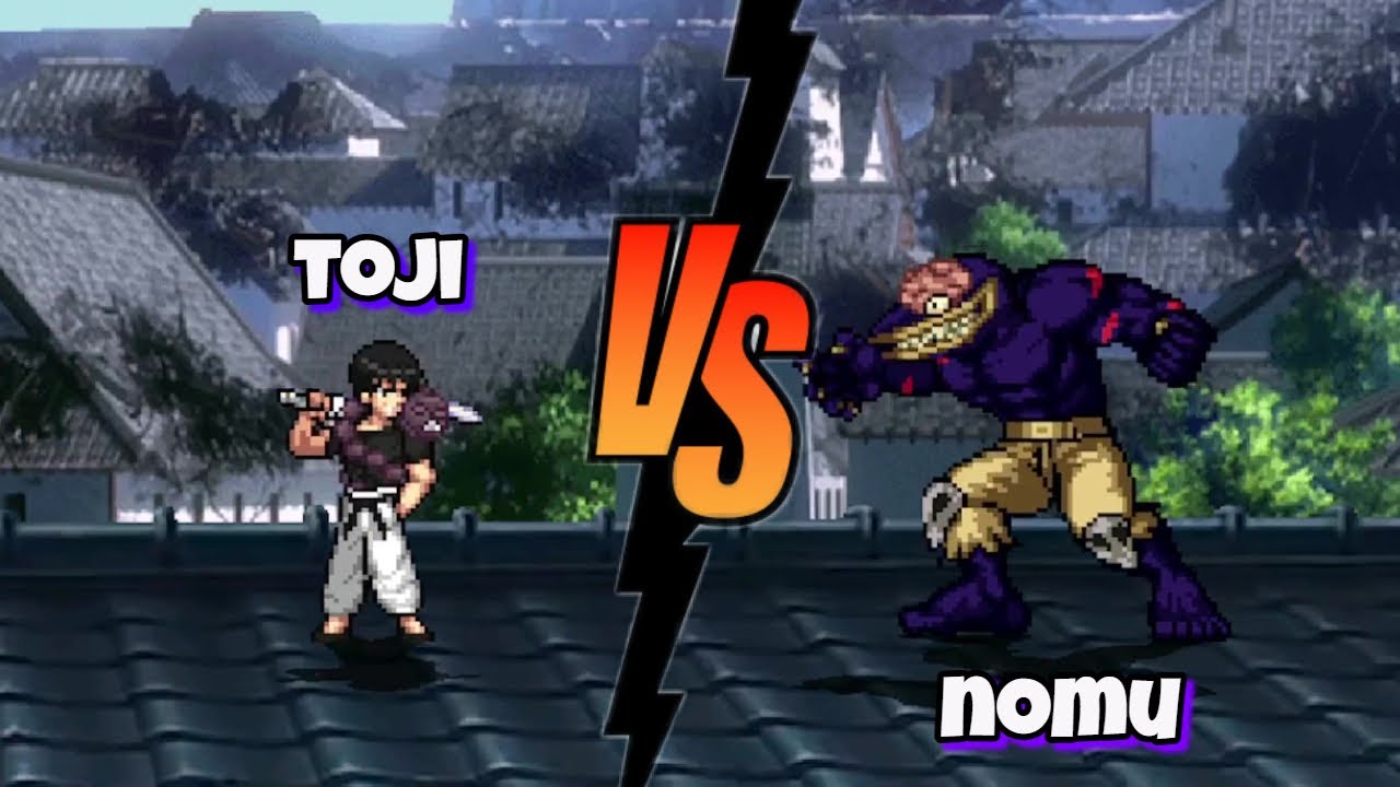 Toji Vs Nomu jujutsu kaisen x my hero academia fights / mugen - YouTube