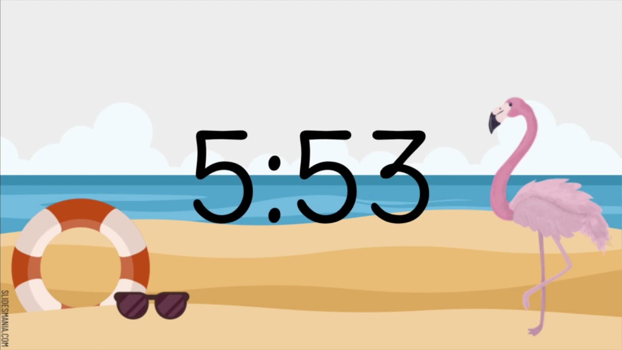 10 Minute Beach Timer - YouTube
