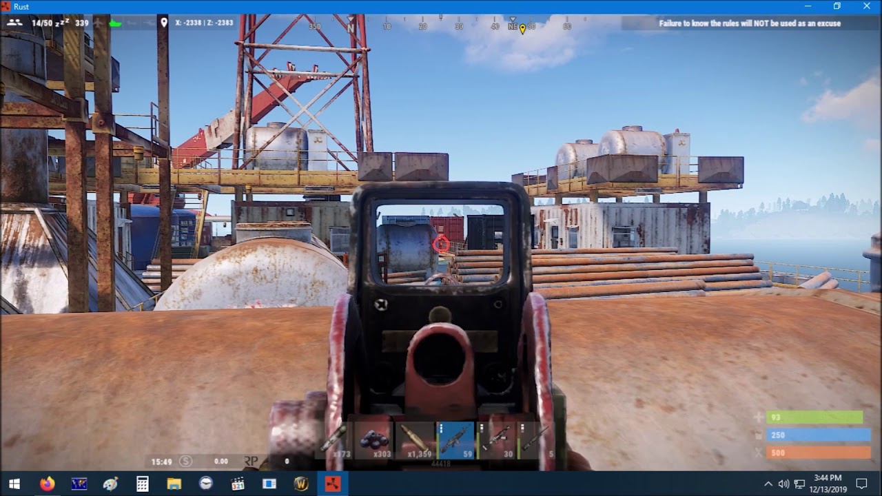 Rust PVE Large Oil Rig Solo - YouTube