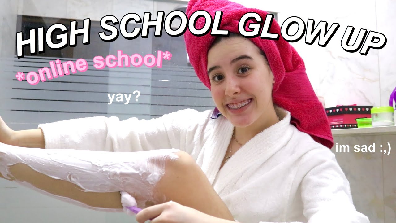 high school glow up + back to school transformation // freshman year ...