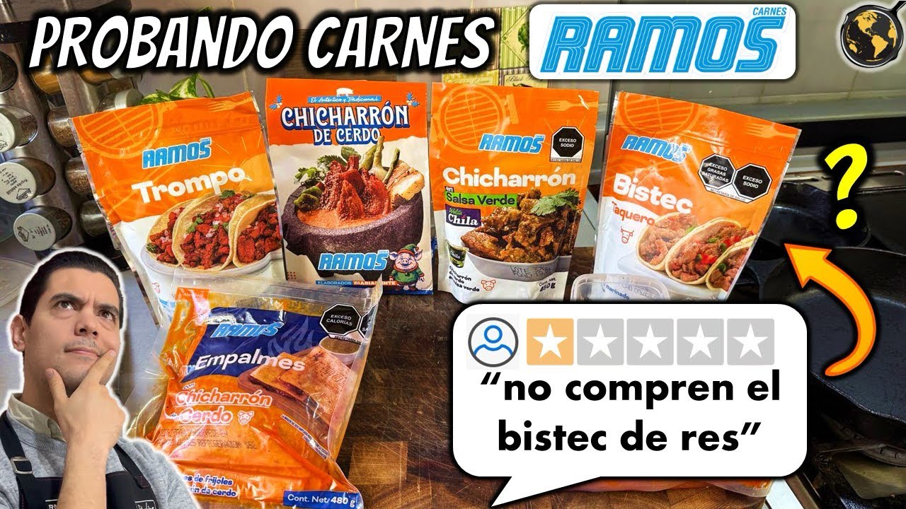 Probando TODO de Carnes Ramos de Monterrey - YouTube