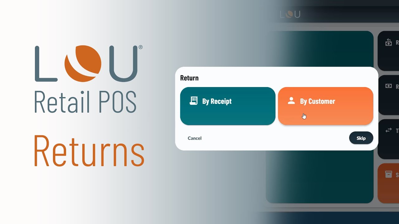 LOU Retail POS - Returns - YouTube