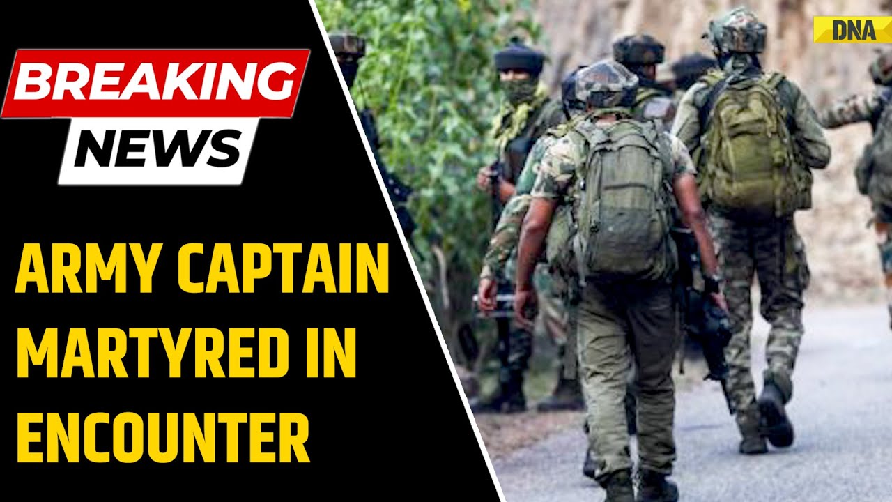 Doda Encounter: Army Captain Martyred In Fight With Terrorists In Jammu ...