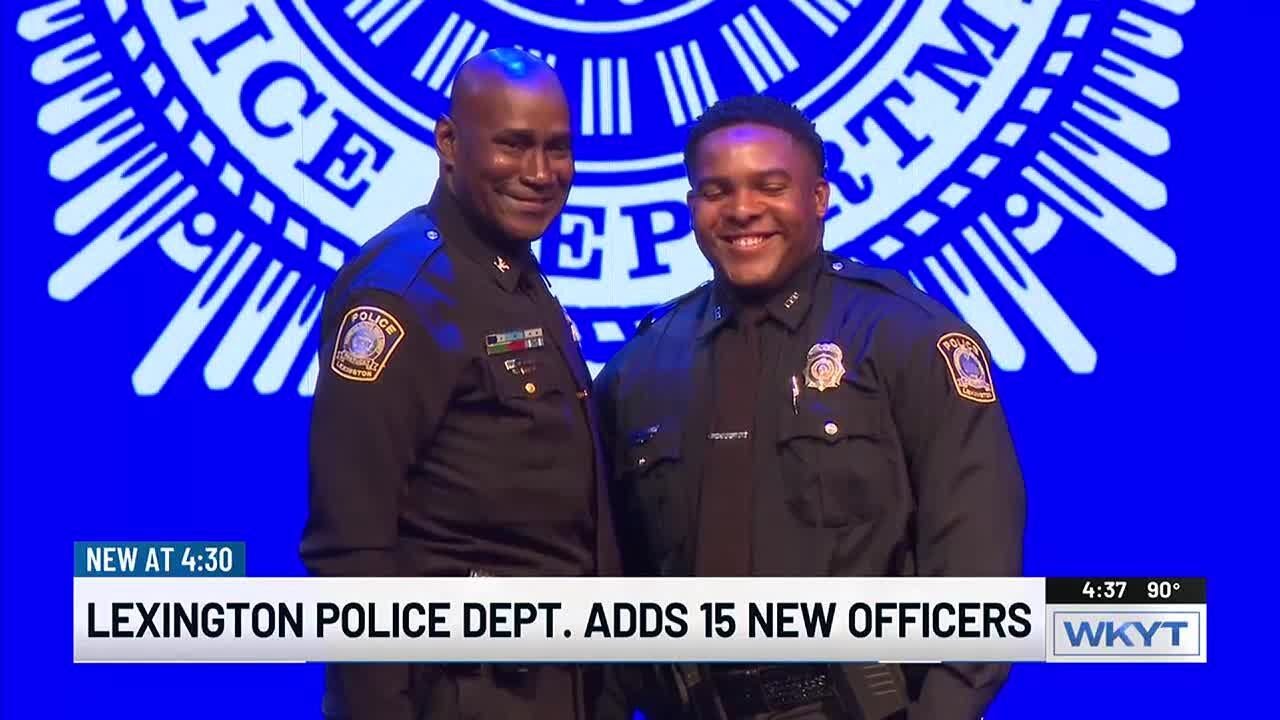 15 new officers join the Lexington Police Department - YouTube