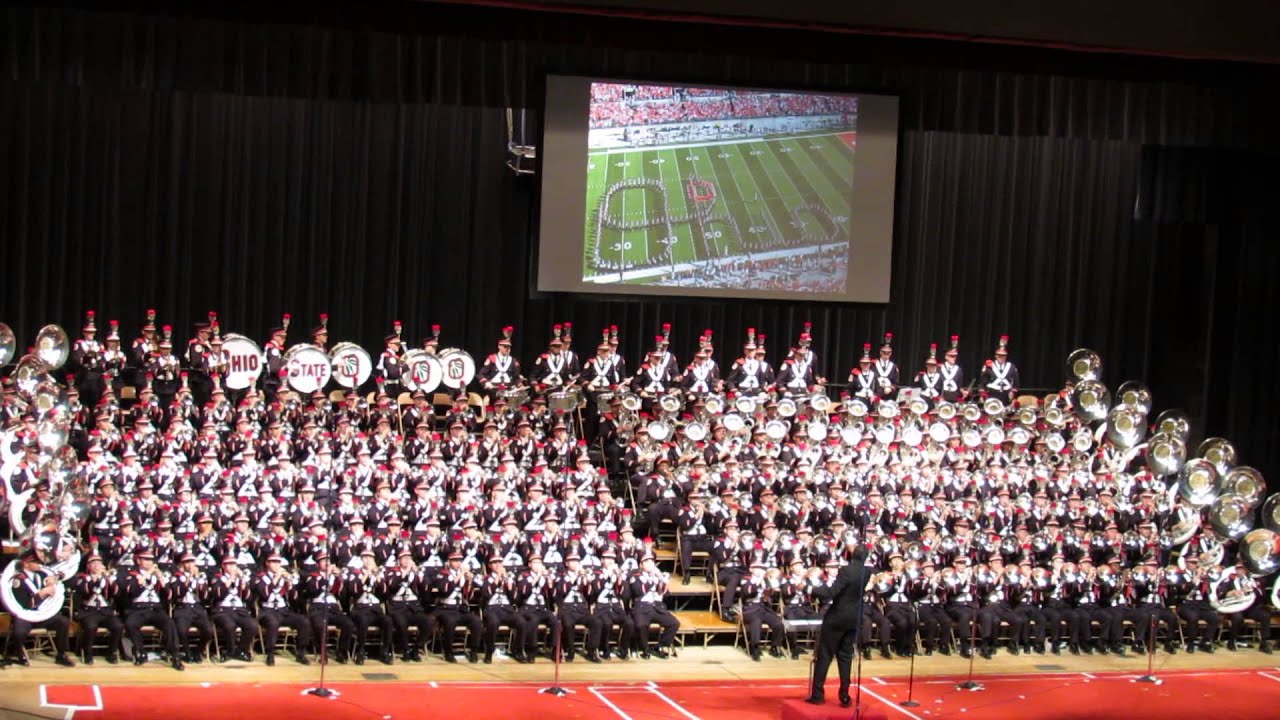 Ohio State Marching Band 2013 Script Ohio Le Regiment 11 10 2013 - YouTube
