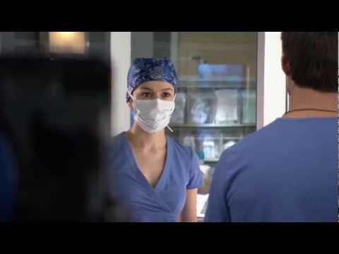 Saving Hope - Daniel Gillies & Julia Taylor Ross - Behind the Scenes - 5/25/12