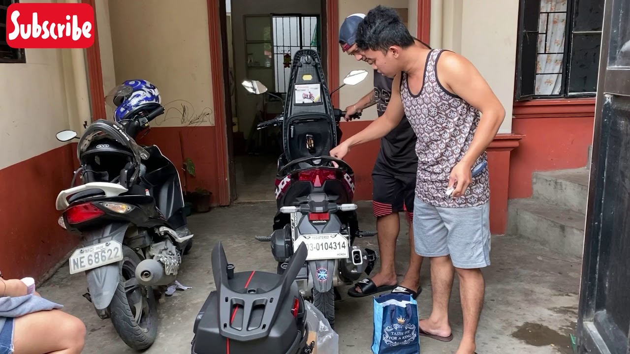 Supply and Installation of Honda Click Top Box! | Ben’s Moto Supply ...