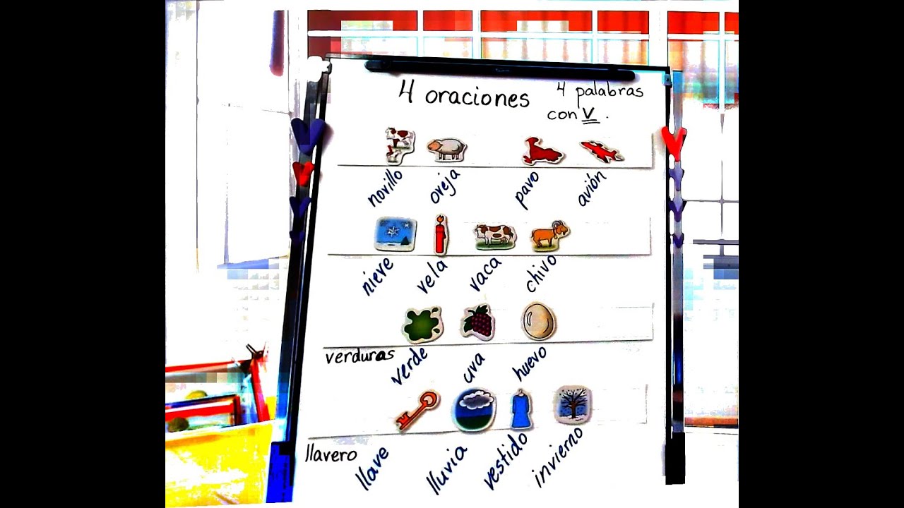 Escribo palabras con Vv - YouTube