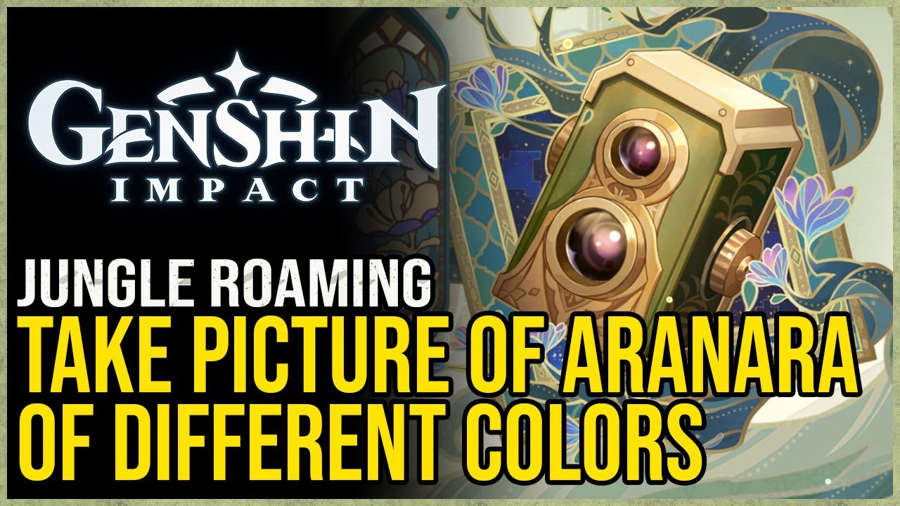 Take Picture of 3 Aranara of Different Colors Genshin Impact - YouTube