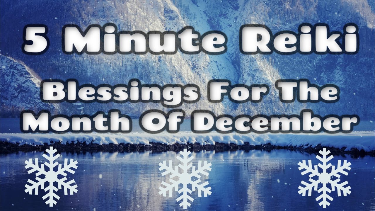 Reiki December Blessings & Abundance🌈5 Minute Session Healing Hands ...