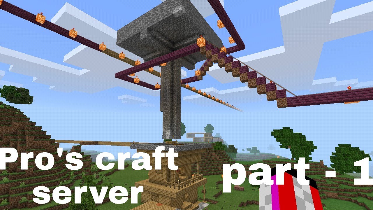 Pro's craft server part 1 a new server - YouTube