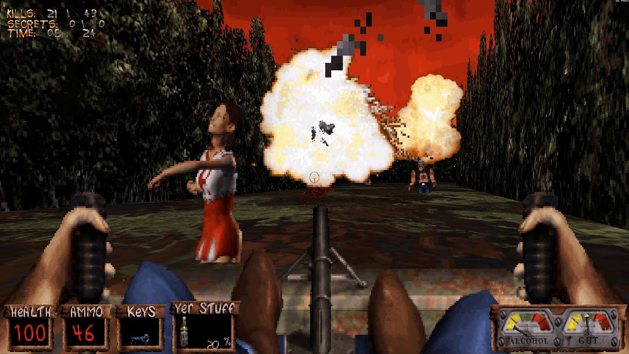 Redneck Rampage Rides Again (RedneckGDX) - 10 Lummockston - All Secrets ...