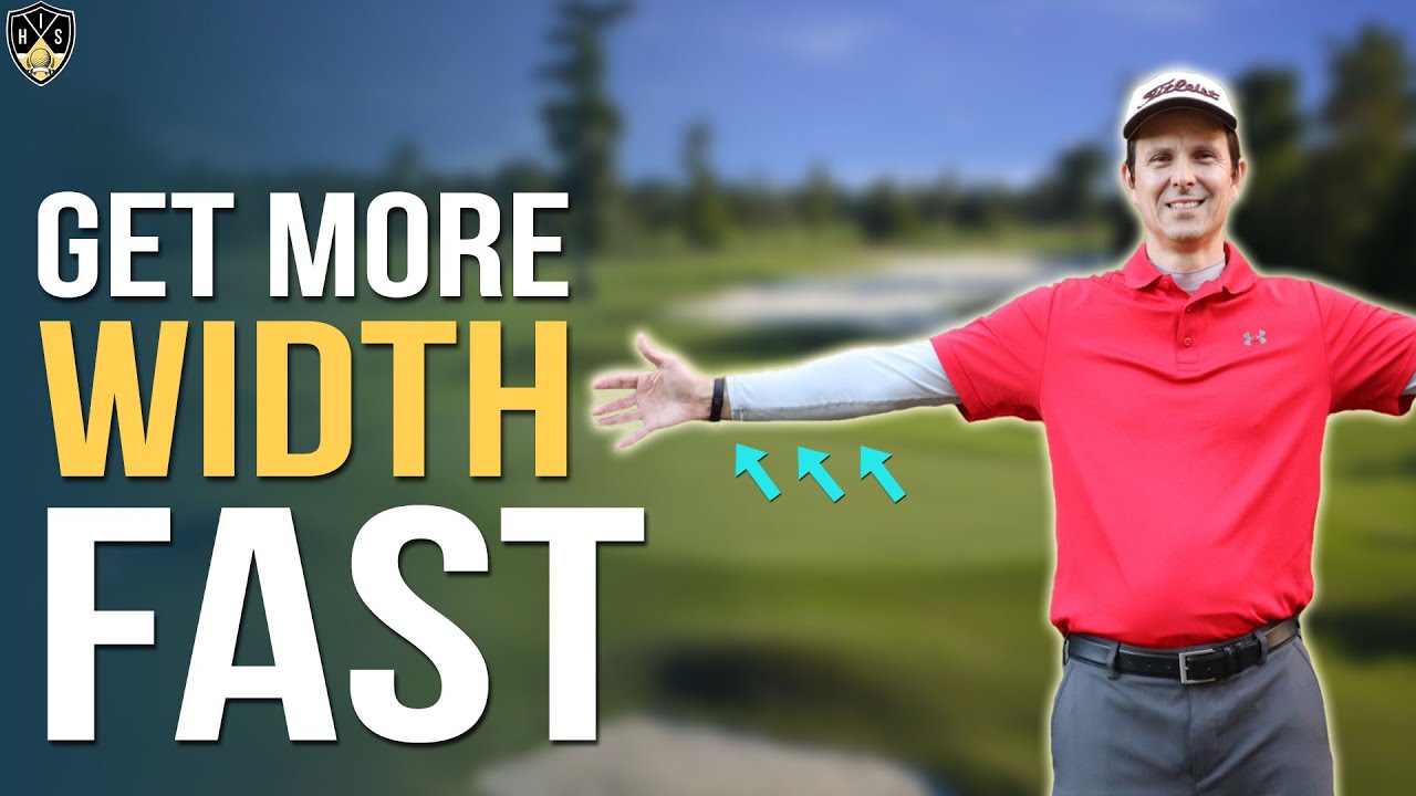 How To Create Width In Backswing Get More Power - YouTube