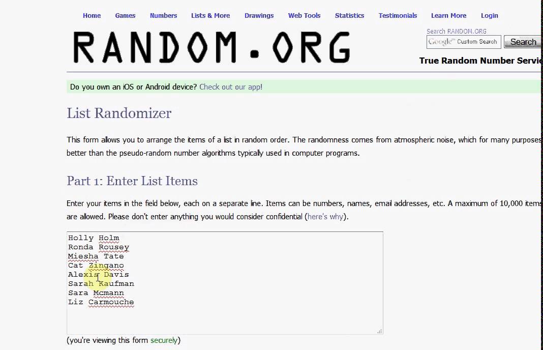 RANDOM BRACKET FOR WBW SIMULATION TOURNAMENT - YouTube