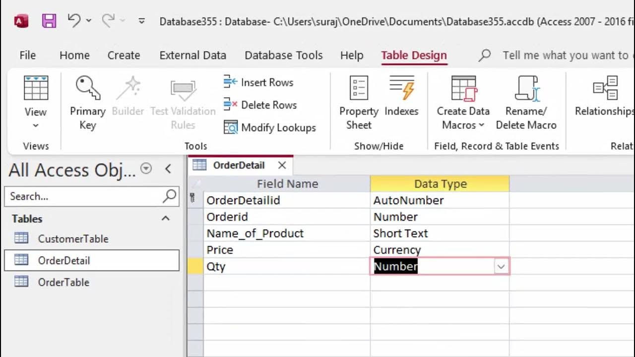 How to create Billing Software in ms access part 1@COMPUTEREXCELSOLUTION #msaccess #access - YouTube