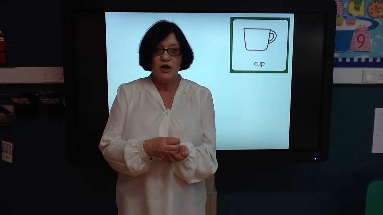 Cup Makaton Sign - YouTube