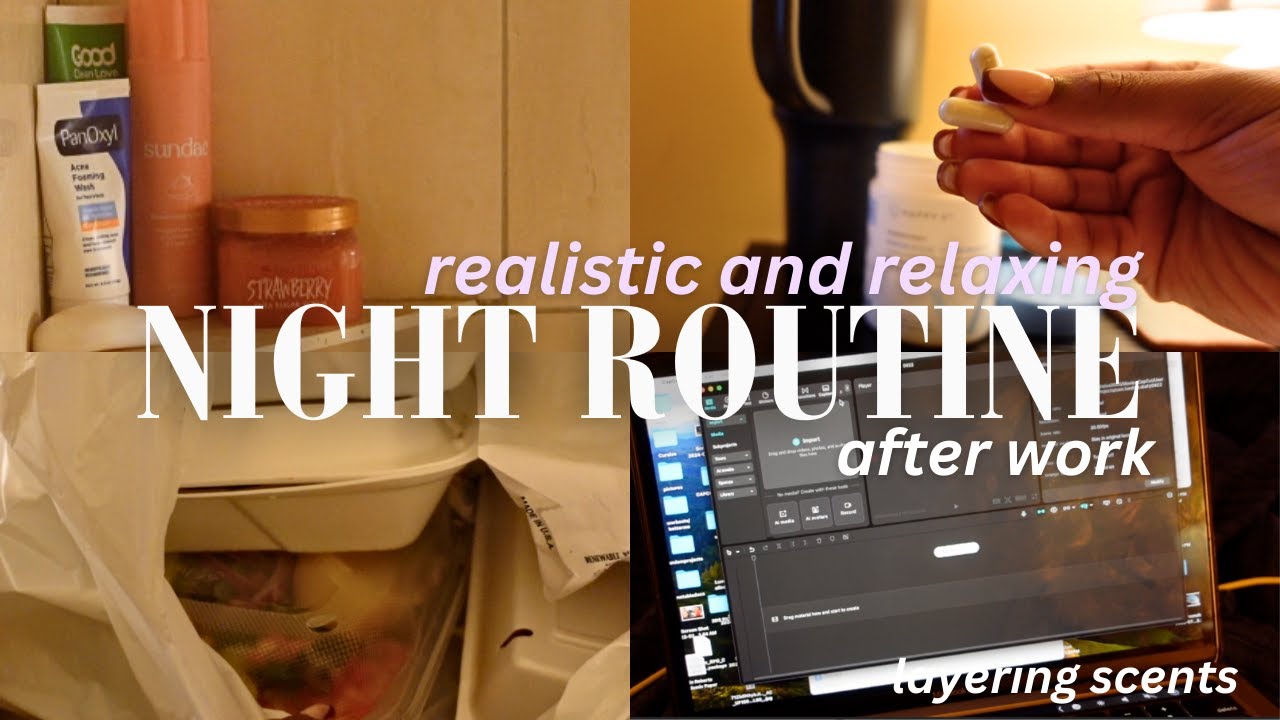 Selfcare Night Routine after work | Hygiene routine, supplements, Self ...