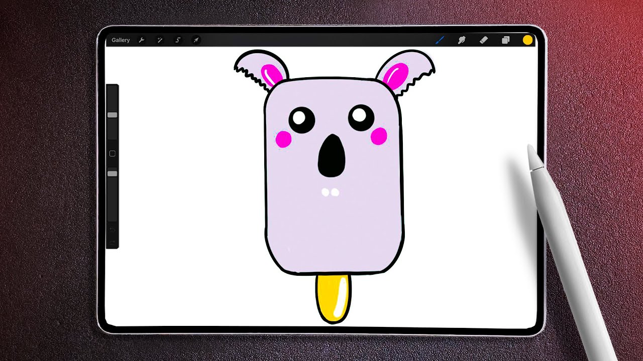 Funny Coala - Draw on IPad | Procreate Digital Art - YouTube
