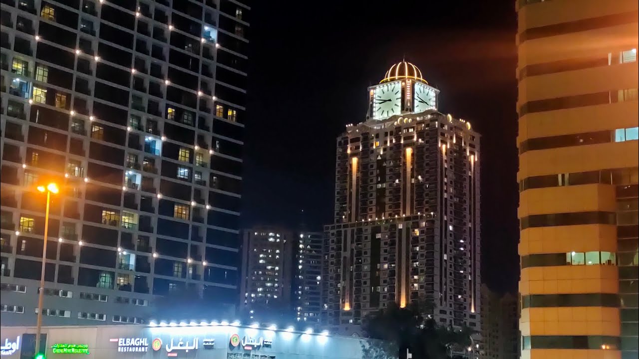 clock tower ajman - YouTube