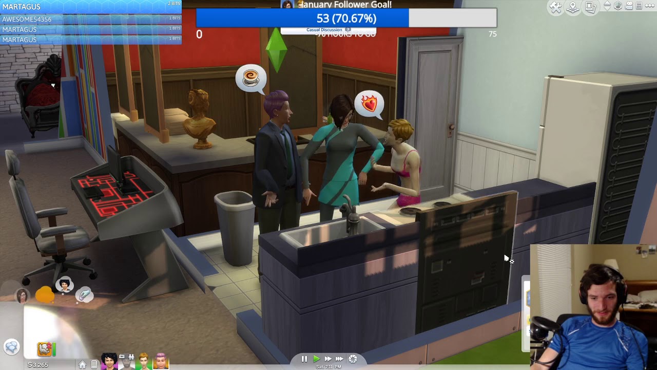 The Bountiful Love Life of Mark - The Sims 4 - (LIVESTREAM HIGHLIGHTS ...