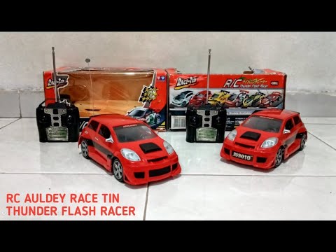 RC Auldey race tin thunder flash racer - YouTube